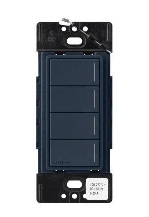Lutron RRST-HN4B-DE RadioRA 3 Sunnata RF Hybrid Keypad, 4 Button ...
