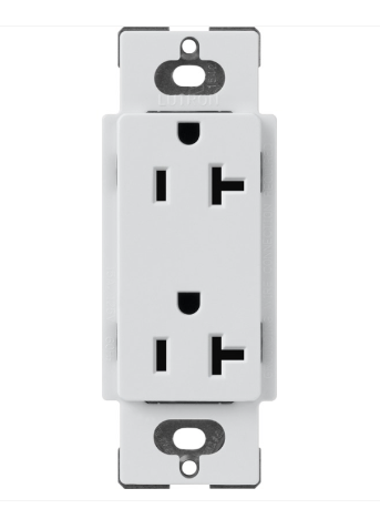 Lutron SCR-20-MI Claro 20A Duplex Receptacle | BuyRite Electric