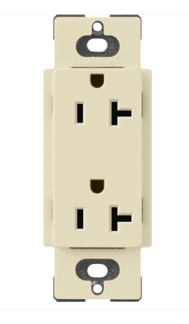 Lutron SCR-20-SD Claro 20A Duplex Receptacle | BuyRite Electric