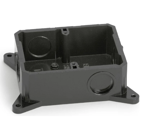 Lew Electric SH-1101-DA Single Gang Shallow Concrete Floor Box, Cast ...