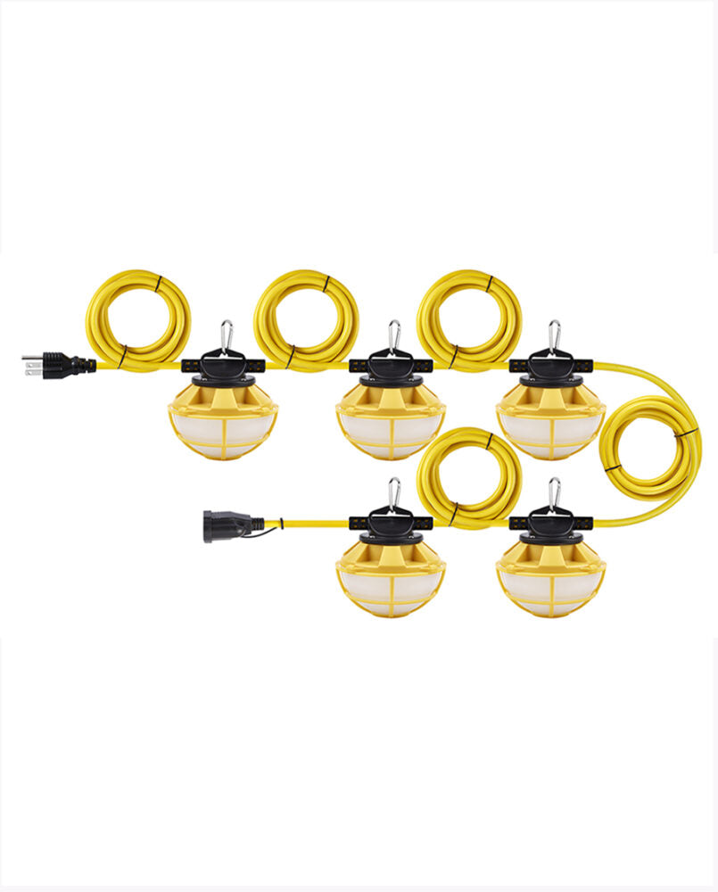 Cyber Tech Lighting SL-5H50/850 50ft. LED 5-Head, Job Site Work Light ...