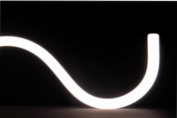 Core Lighting SLQ25-RG-40K-PF-24V Flexible 360° Round Neon LED Strip ...