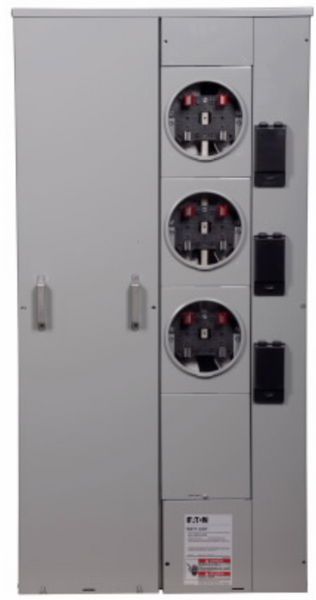 Eaton 1MP3124R 120/240 VAC 400 Amp 1-Phase 3-Wire 3-Socket Aluminum Ri