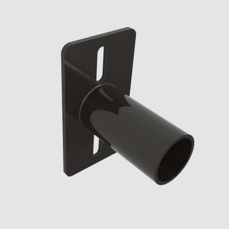 Eiko WB-RT-BK Side Tenon Bracket, 5" Long Tenon | BuyRite Electric