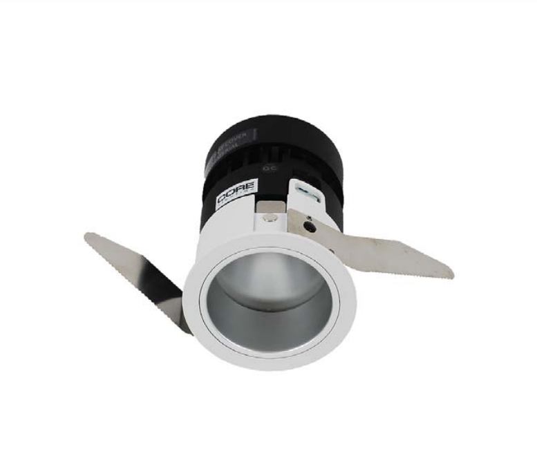 Core Lighting RLD2-10L-27K-WF-WH-WH-TR 2” Aperture Recessed LED Downlight - 12W - 120/277V ...