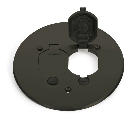 Lew Electric TCP-2-LR-DB Seamless Flanged Dual Flip Lid Cover for 32 ...