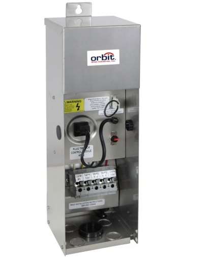 Orbit TRT-600-SS 600W Timer Ready 12V LTG Transformer Stainless Steel ...