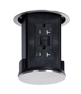 Lew Electric UCPDR20GD-SS Under Cabinet Kitchen Pop Down Receptacle ...