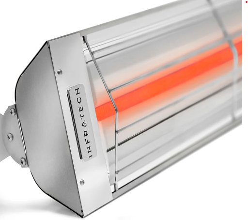Infratech W-1012-SS Single Element 33 Inch 1000 Watt Electric Heater ...