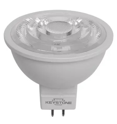 Keystone KT-LED7MR16-NS-950 /G2 LED MR16 Bulb, GU5.3, 25 Degree Beam ...
