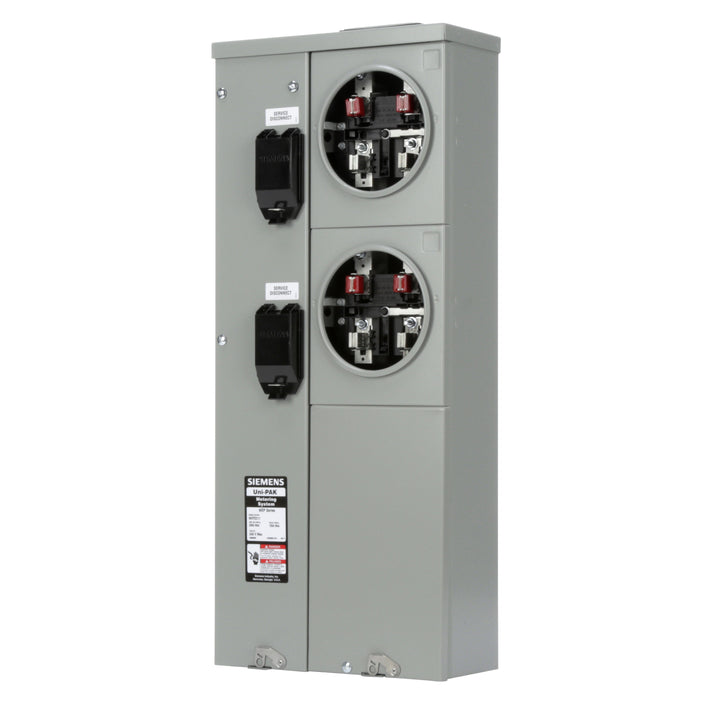 Siemens WEP2211 UNI-PAK Meter Stack 200 Amp, 2 Gang, 1 Phase, 125 Amp ...