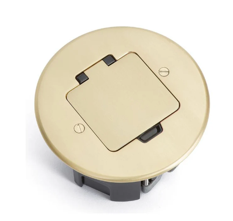 Lew Electric PUR20GD-SS Round Kitchen Pop Up Outlet, GFCI, Stainless ...