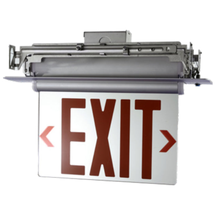 Westgate XT-ELRMA-WH Edge-Lit Exit Sign Recessed Mounting Conversion ...