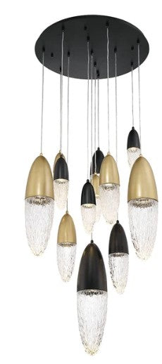 Eurofase Lighting 43859-041 Ecrou 12 Light 29.50 inch Chandelier ...