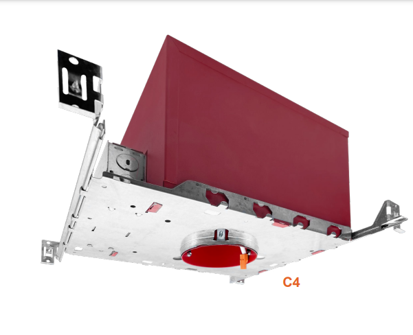 EnvisionLED C4-NC-ICAT-LED-FR 4" Fire Rated New Construction Can ...