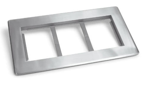 Lew Electric CF-1103-DFB-A Three Gang Floor Box Carpet Flange, Aluminum ...