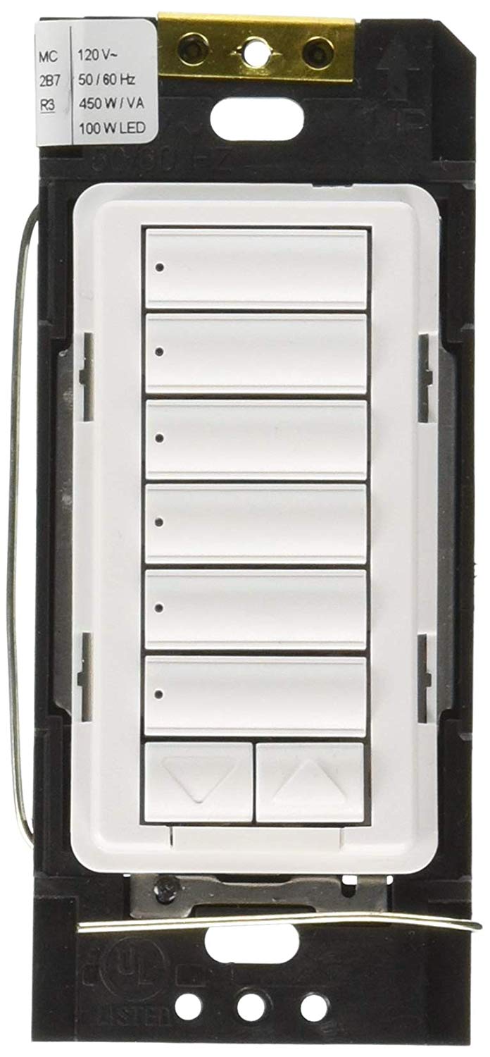 Lutron CL RA2 6BRL HYB ST Keypad RRD-HN6BRL-WH | BuyRite Electric