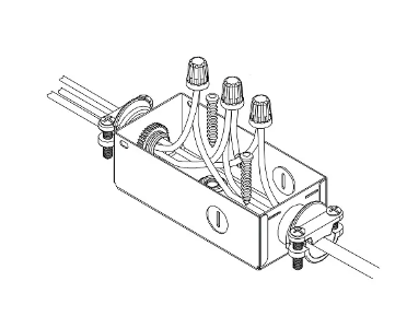Diode LED DI-FENSEL-JBOX-WH LED Junction Box For Fencer LED Light Bars ...