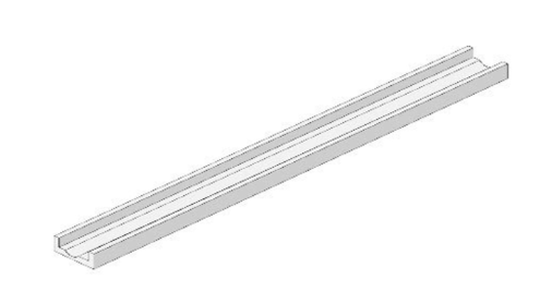 Diode LED DI-HLS-MTCH Hydrolume Slim 39.4" Mounting Channel (2 Pack ...