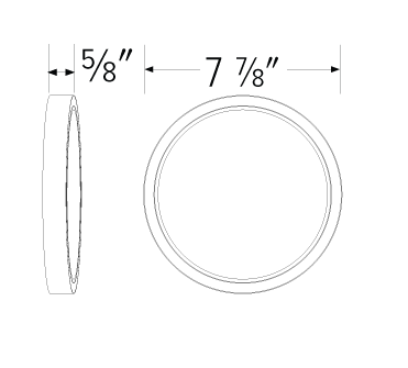 Elco Lighting ELSP63CT5B 6" Round Sky Panel™, Lumens 900 lm | BuyRite ...