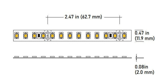 Core Lighting LSM40HF-30K-24V-PF 4.0W Indoor Flexible LED Strip ...