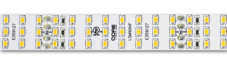Core Lighting LSM90HF-27K-100FT-24V High-Output Indoor Flexible LED ...