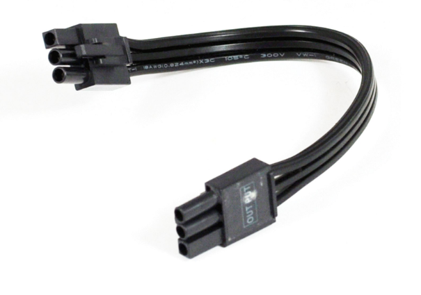 Nora Lighting NUA-806B 6" LEDUR Interconnect Cable, Black Finish ...